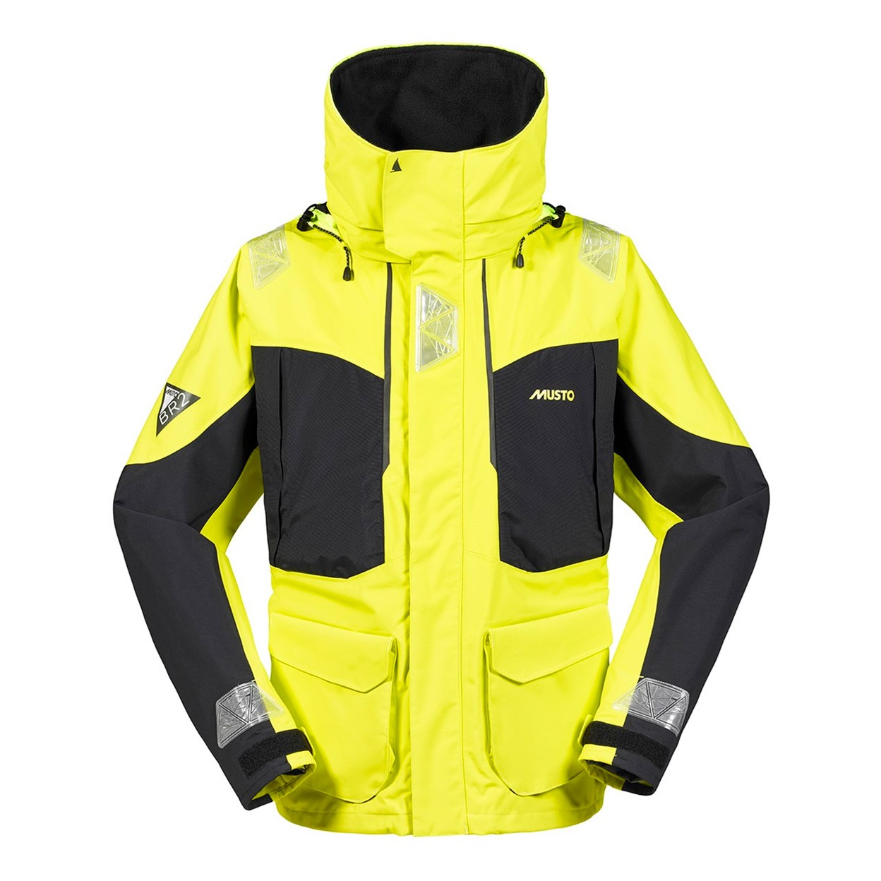 Musto BR2 Offshore Jacket - Sulphur Spring/Black - 80811-SLSPRBLK