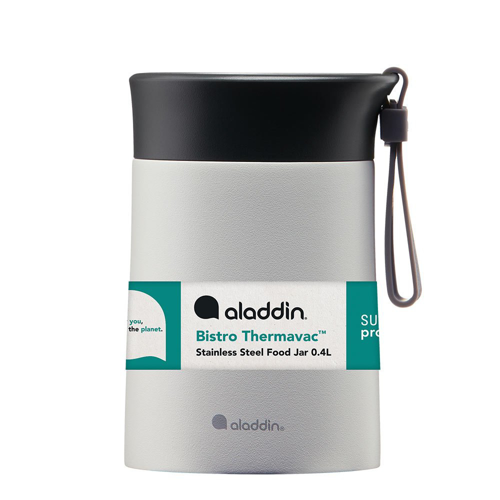 Aladdin 0.4L Bistro Thermavac™ Food Jar - Çelik Yemek Termosu - Granite/Gri